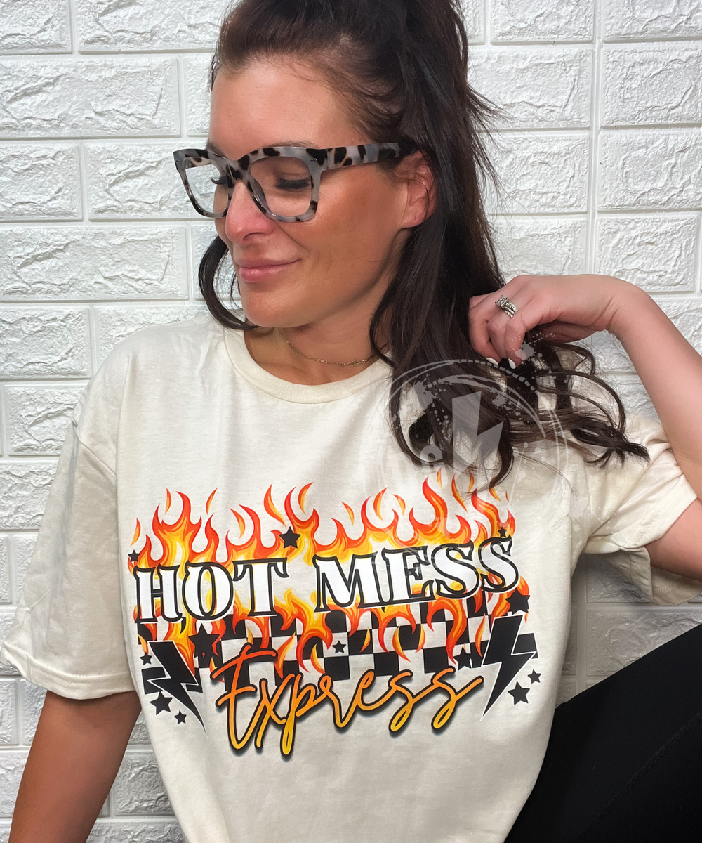 HOT MESS EXPRESS TEE – DirtGlitz